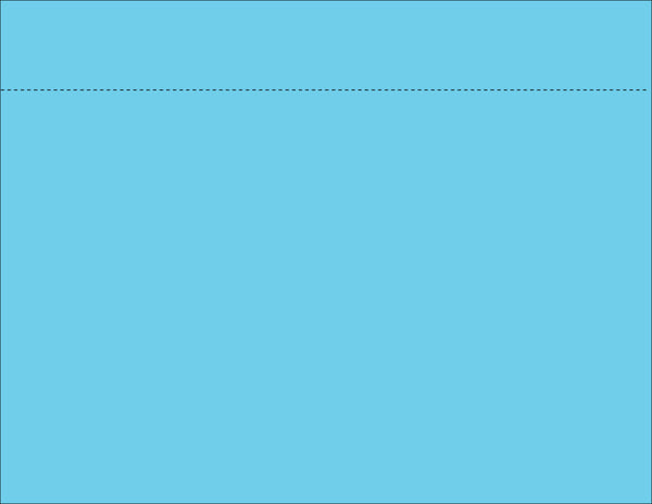 Lunar Blue Astrobright Signs - Choose Your Perforation – grocerysigns.com