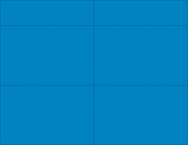 Celestial Blue Astrobright Signs - Choose Your Perforation ...