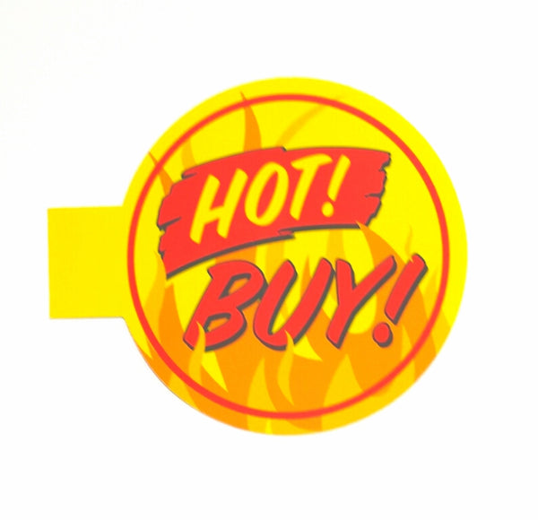 Hot Buy Shelf Talker Bug - 50pk – grocerysigns.com